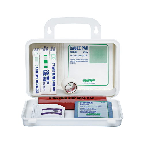 Safecross Manitoba First Aid Kit, Class 1 Medical Device, Plastic Box ...